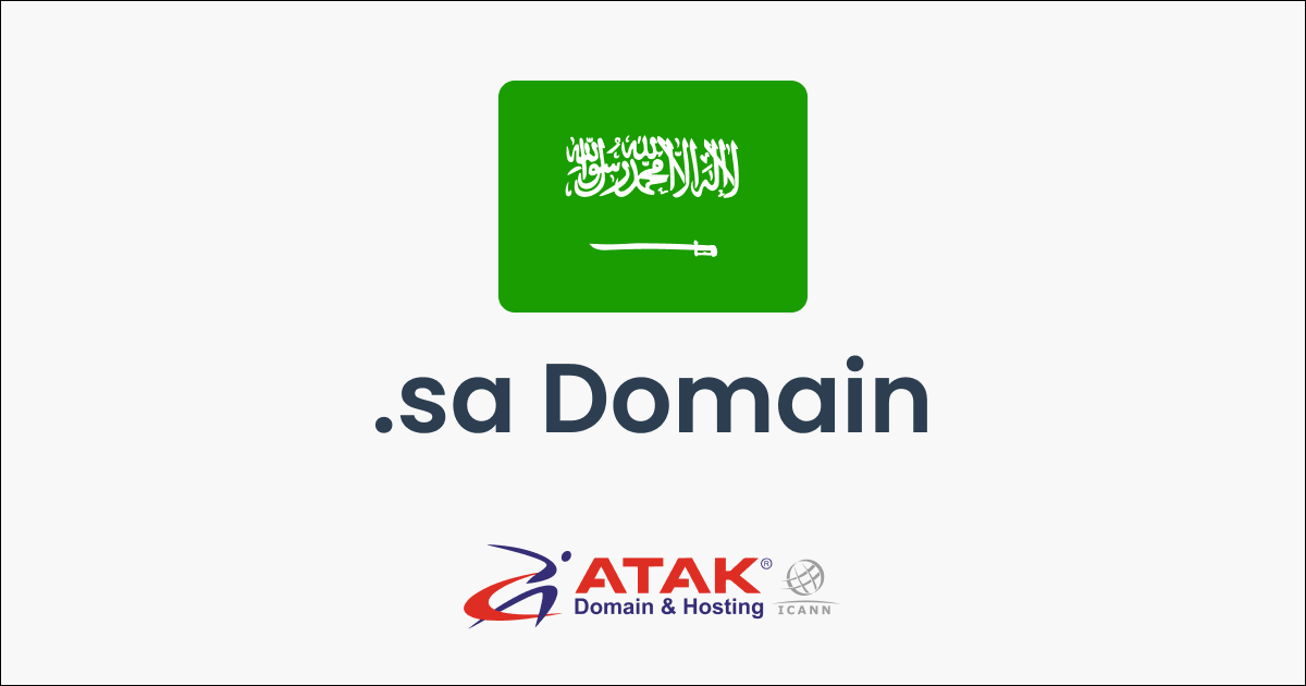Buy a .SA Domain - Saudi Arabia Domain Registration