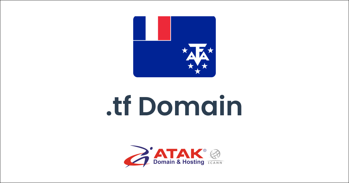 .TF Domain Kayıt | Fransız Güney ve Antarktika Domain Kayıt